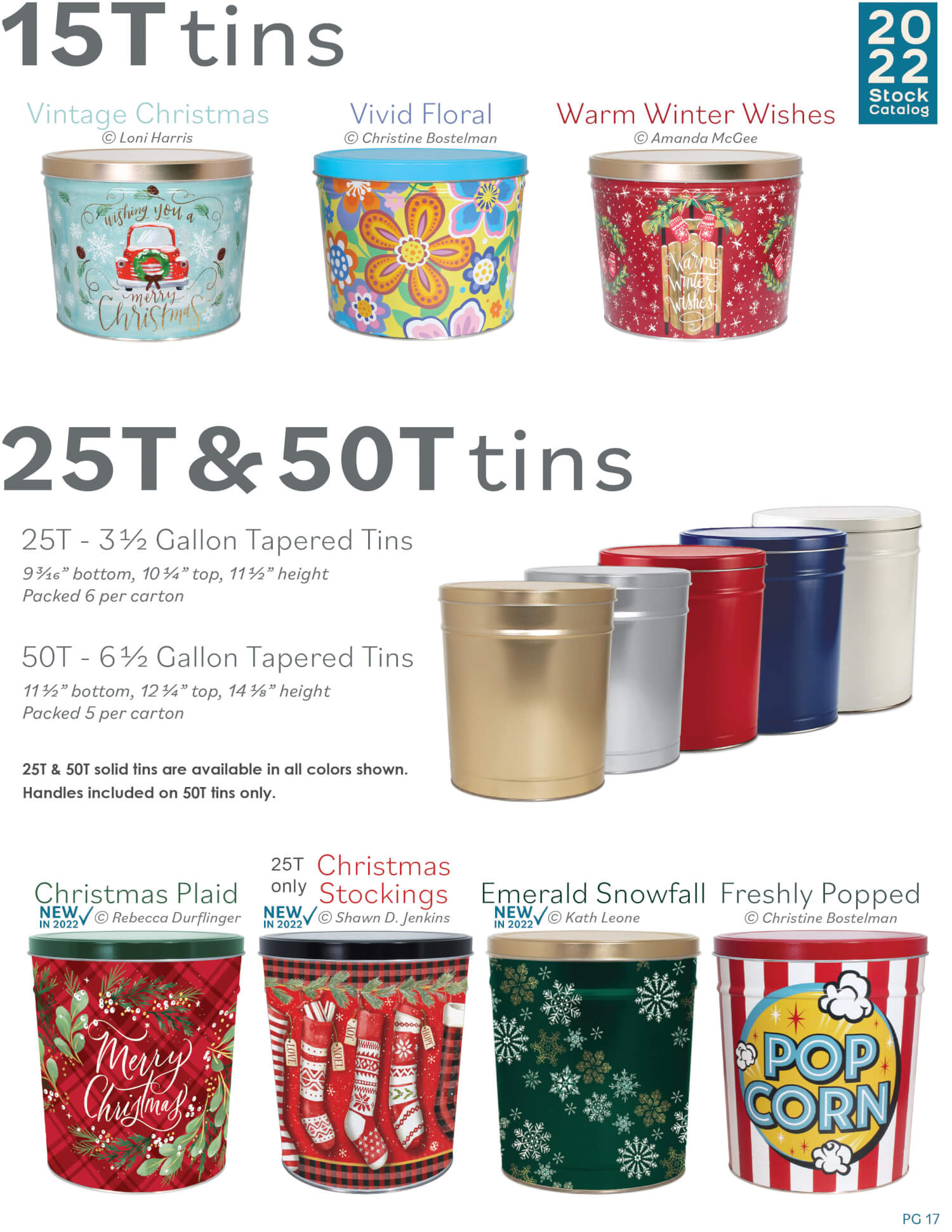 Stock Tin Program Catalog 2021