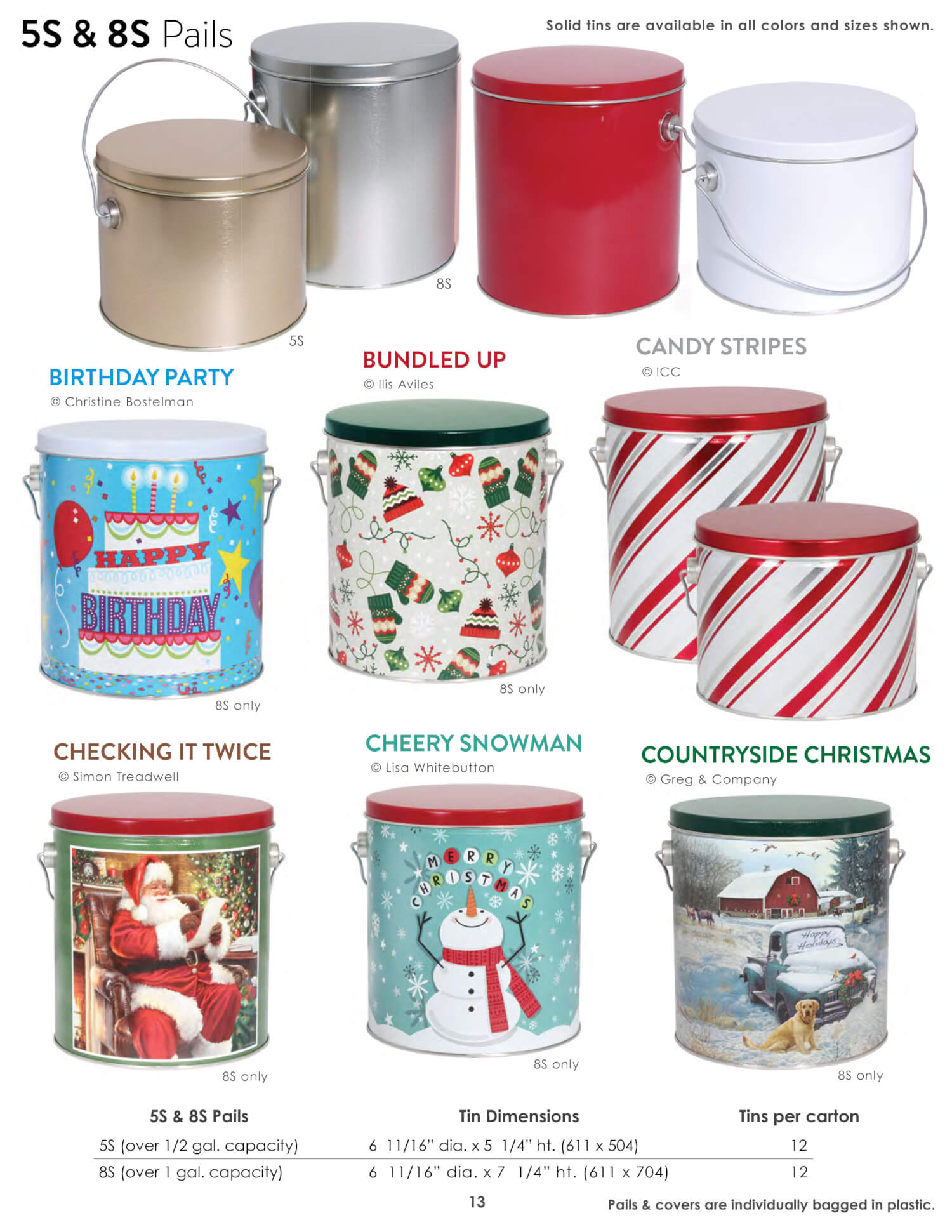 Stock Tin Program Catalog 2021