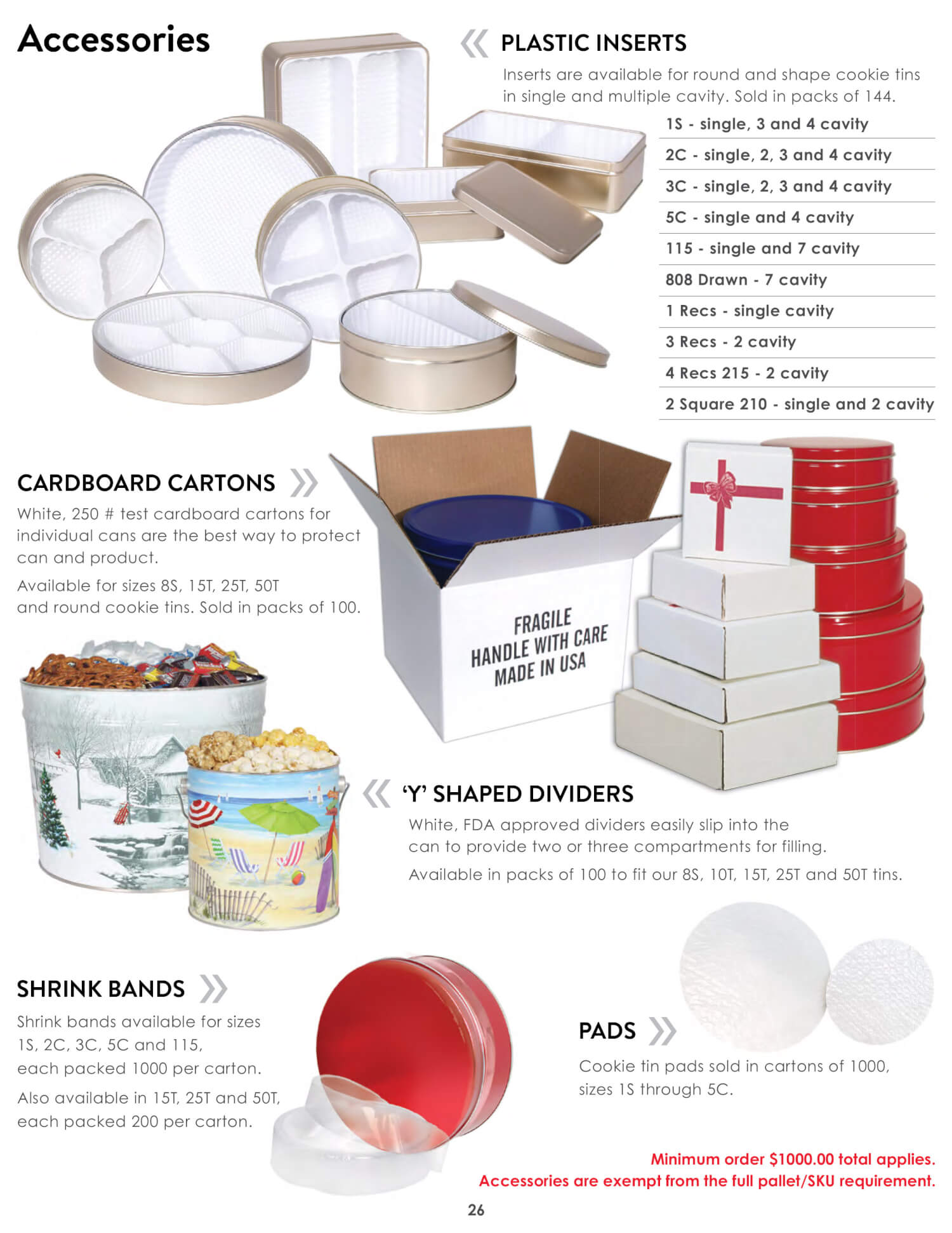 Stock Tin Program Catalog 2021