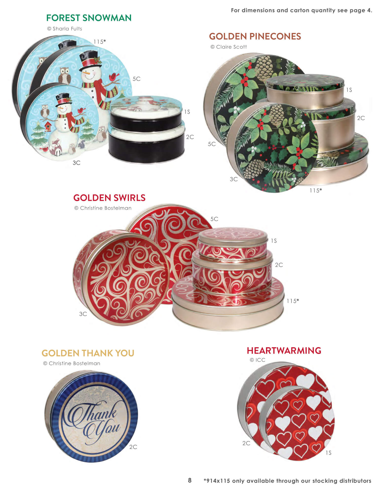 Stock Tin Program Catalog 2020