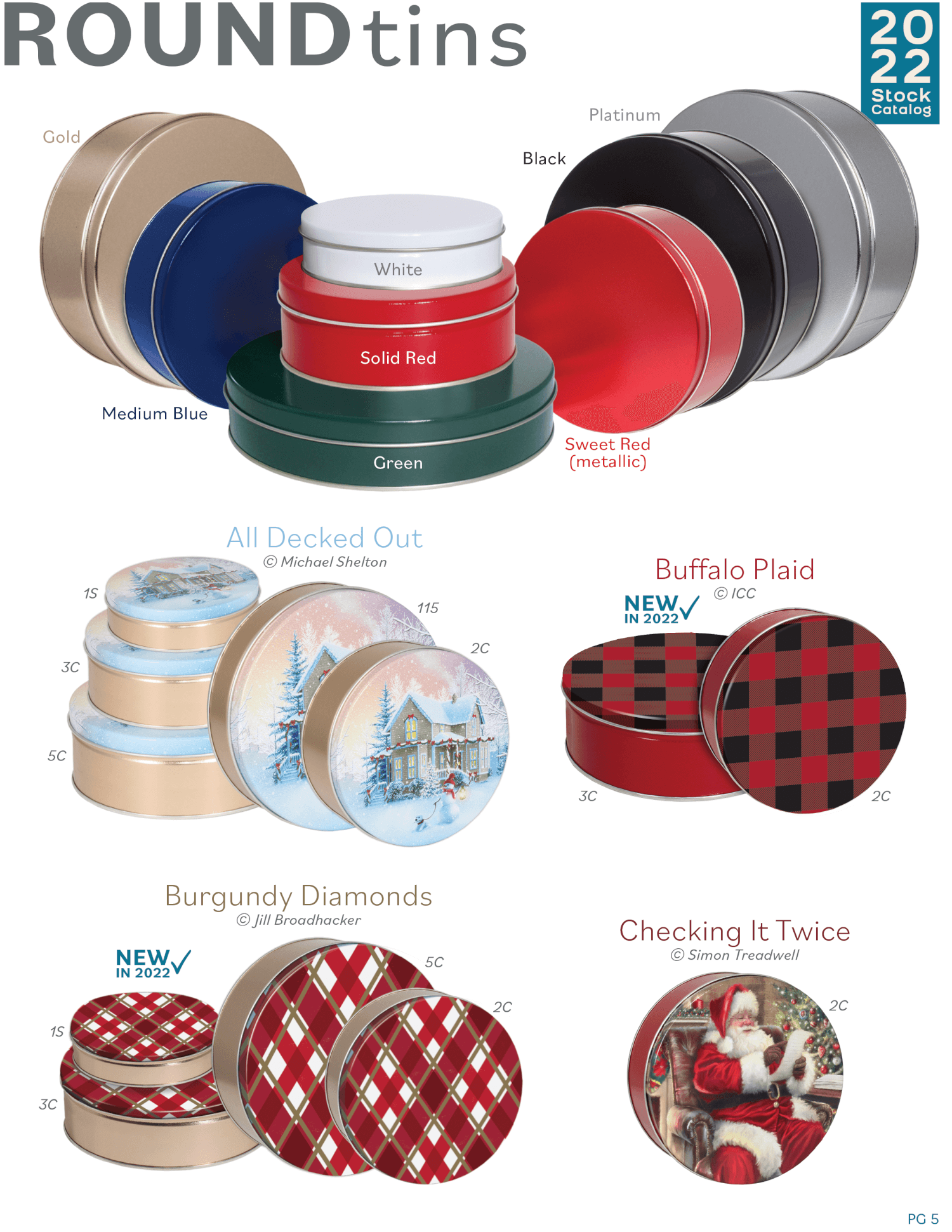 Stock Tin Program Catalog 2021