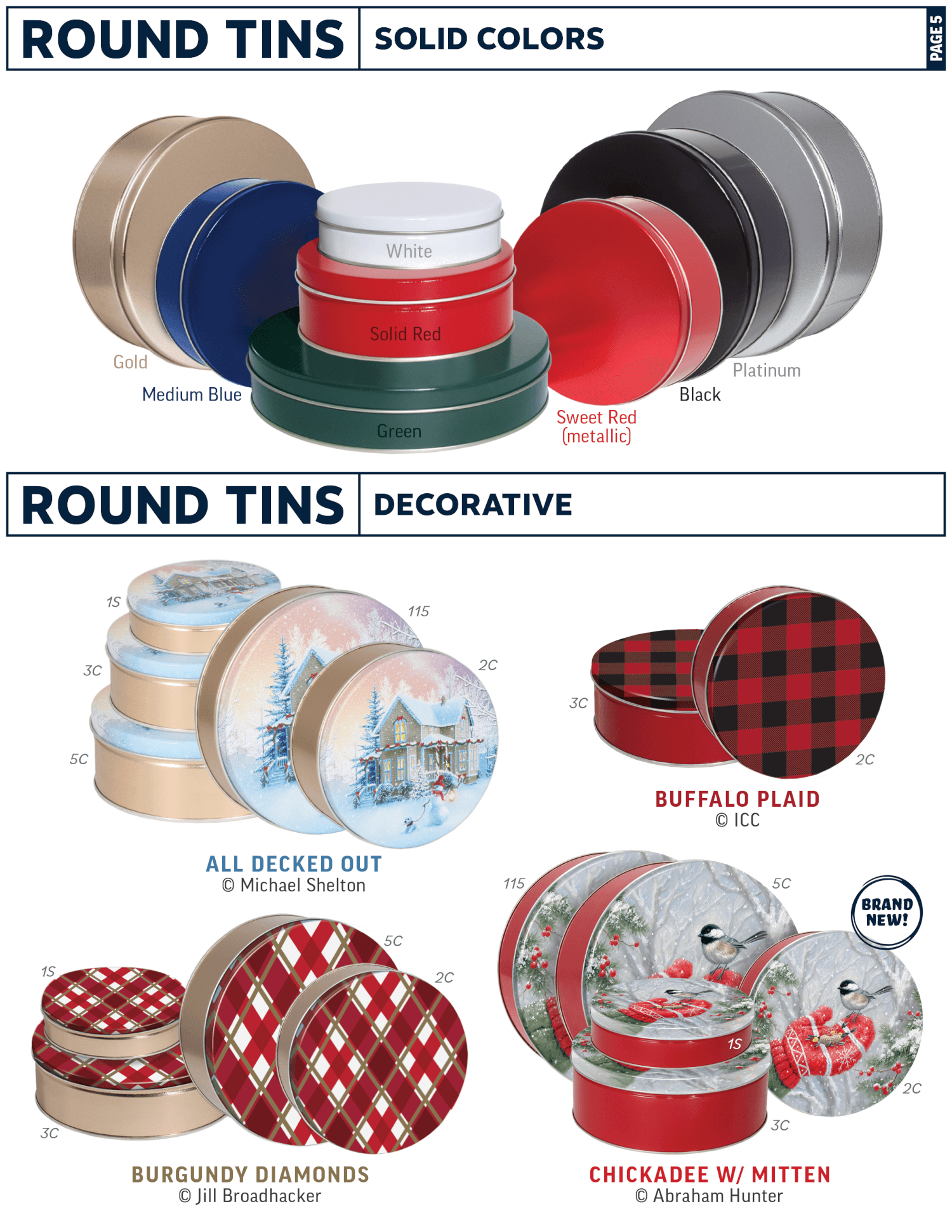 Stock Tin Program Catalog 2021